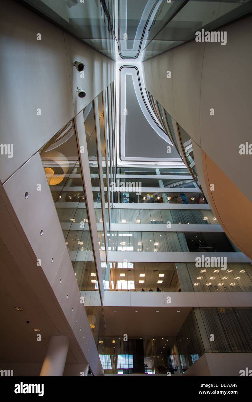 The Interior of Kings Place in Kings Cross Stock Photo - Alamy