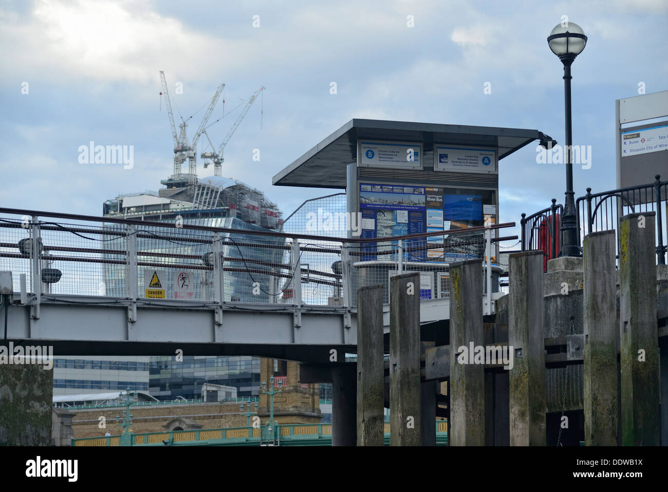 New glass office buildings being built in London Stock Photo - Alamy