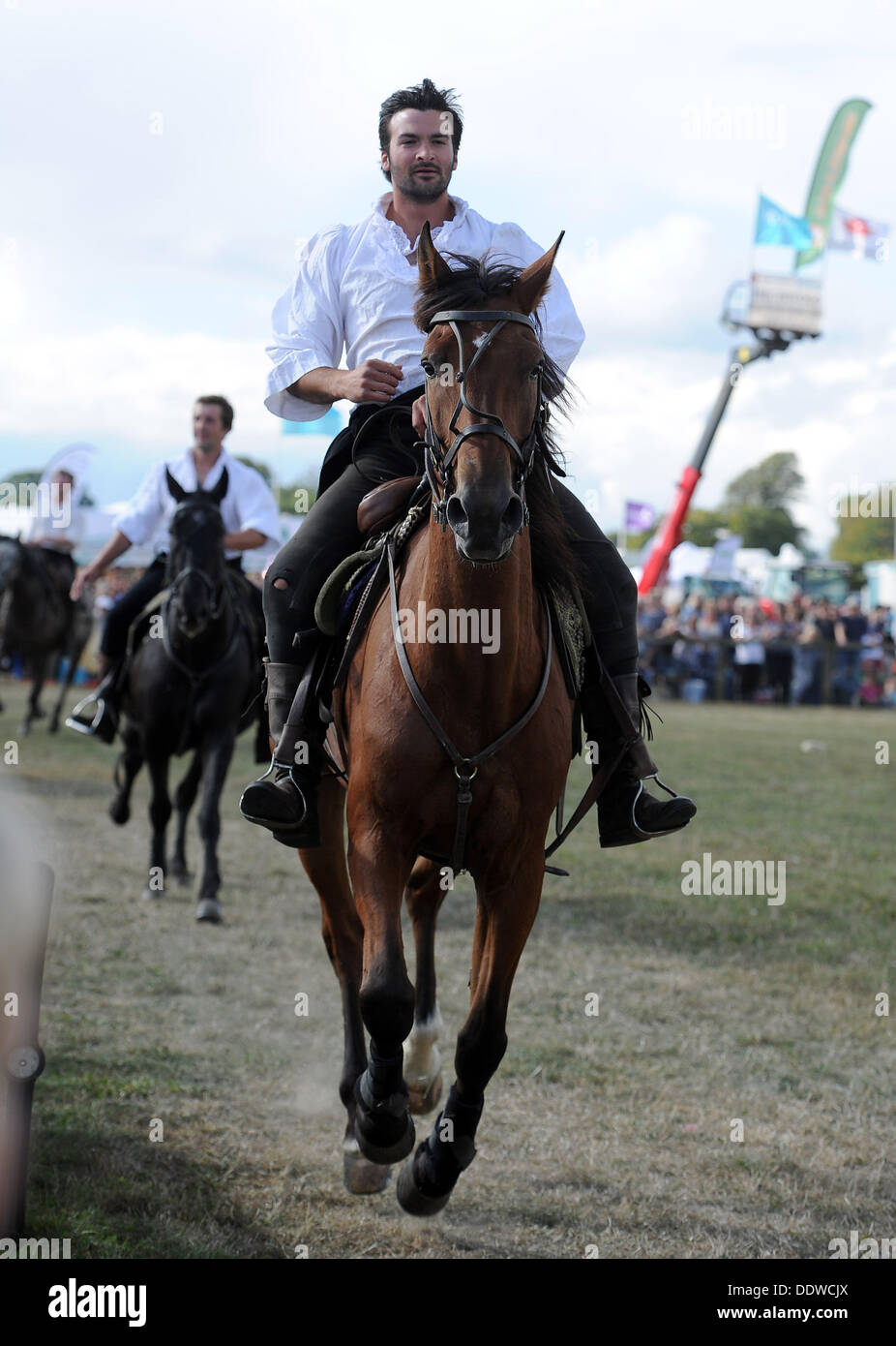 Dorset County Show, Britain, UK, The Devil's Horsemen Stunt Team ...