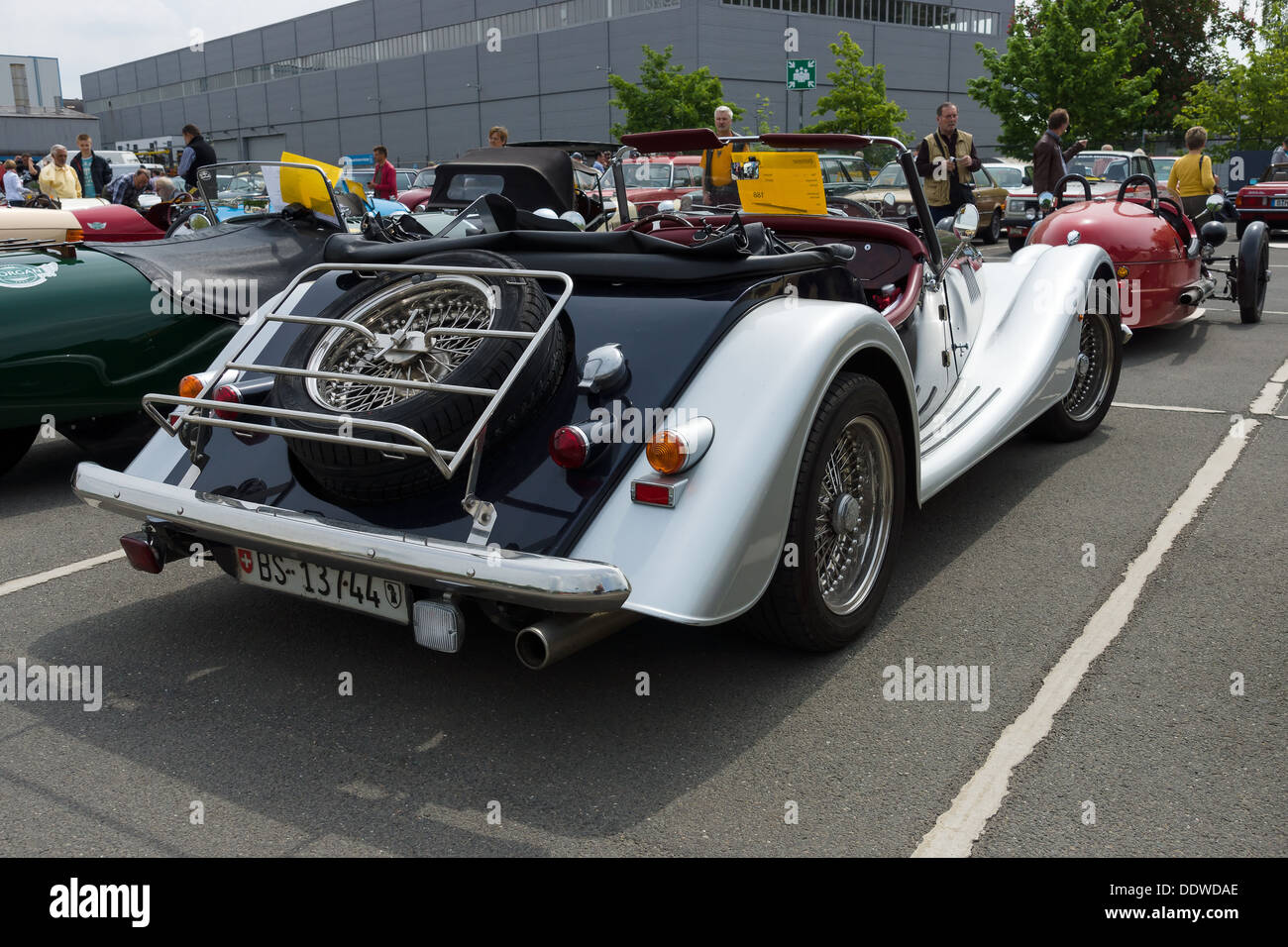 BERLIN - MAY 11: Car Morgan Plus 4, rear view, 26th Oldtimer-Tage ...