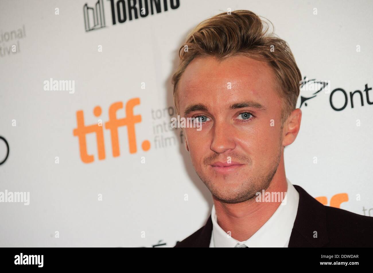 Toronto, ON. 7th Sep, 2013. Tom Felton at arrivals for THERESE Premiere ...