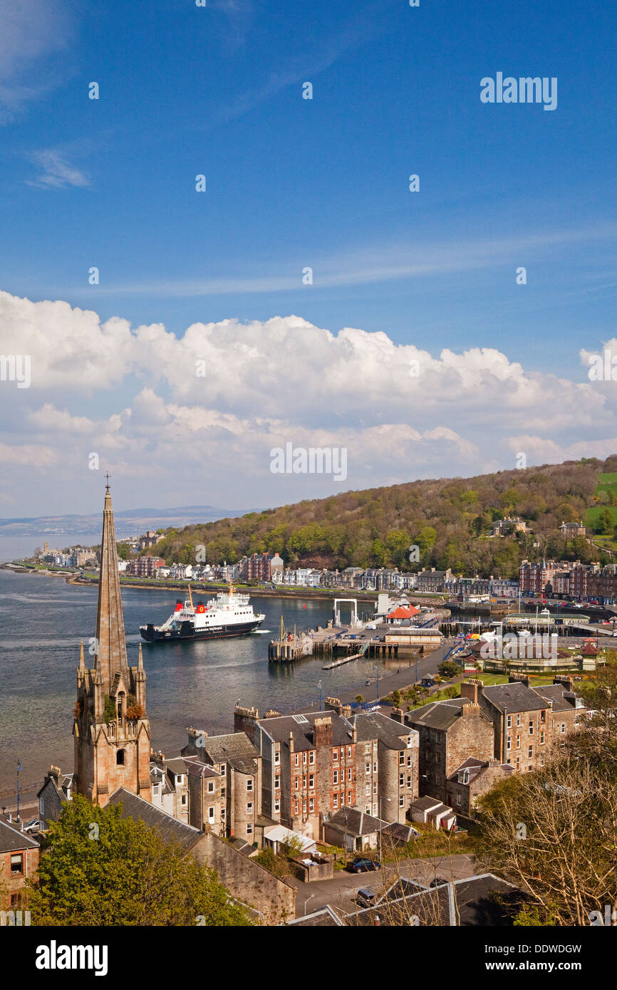 View over Rothesay, Isle of Bute Stock Photo - Alamy