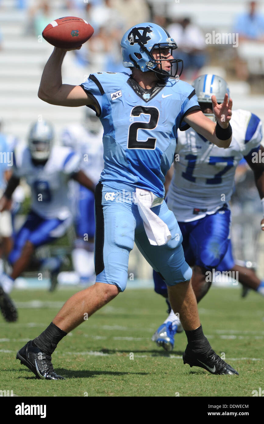 Chapel Hill, NC, USA. 7th Sep, 2013. September 7 2013: North Carolina ...