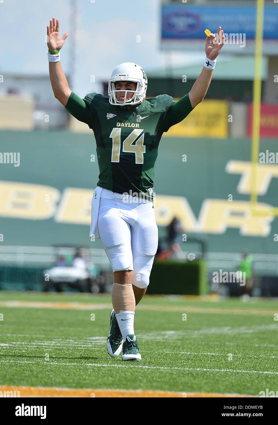 Waco, TX, USA. 7th Sep, 2013. Baylor Bears quarterback Bryce Petty #14 ...
