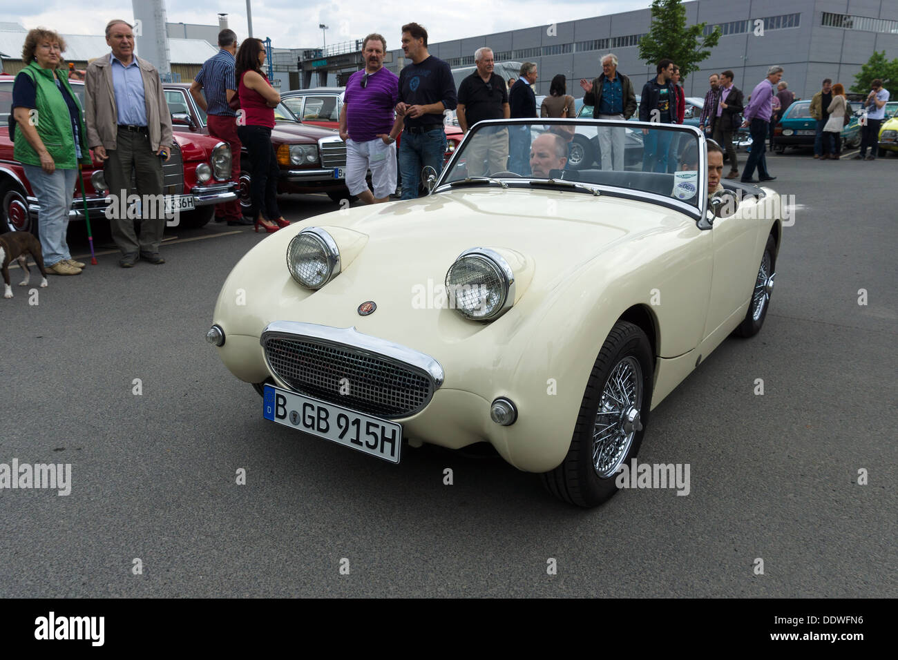 A small open sports car Austin-Healey Sprite Mark I Stock Photo - Alamy