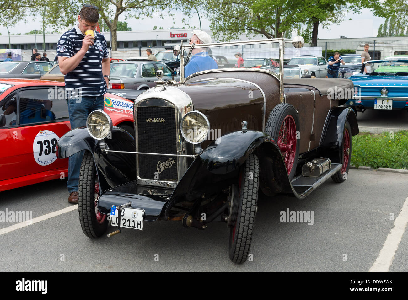 BERLIN - MAY 11: French retro car Amilcar Model CC, 26th Oldtimer-Tage ...