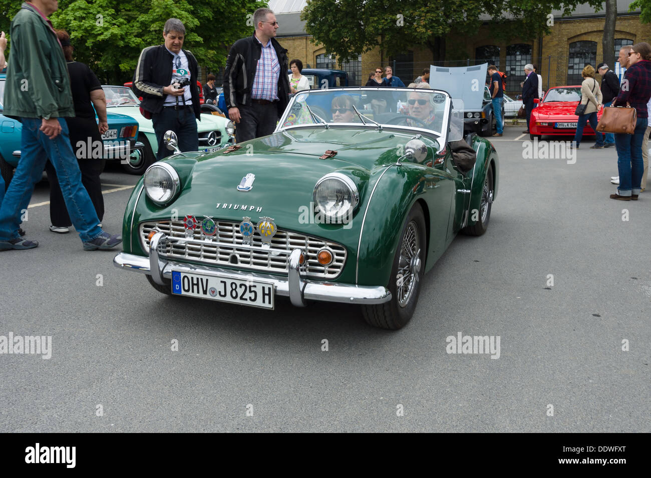 BERLIN - MAY 11: Sport car Triumph TR3, 26th Oldtimer-Tage Berlin ...