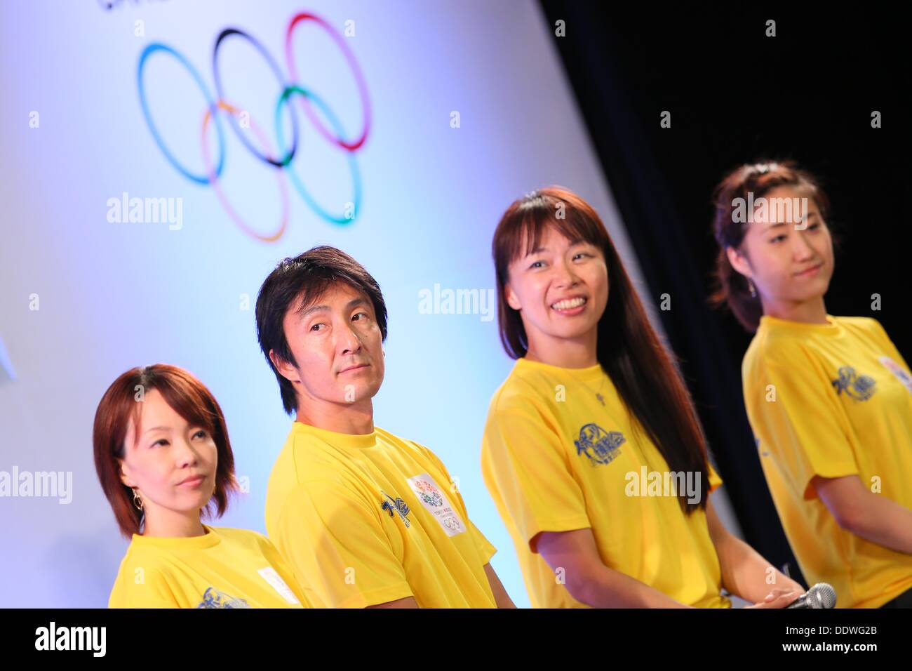 Tokyo, Japan. 7th Sep, 2013. (L-R) Masako Chiba, Nobuharu Asahara ...