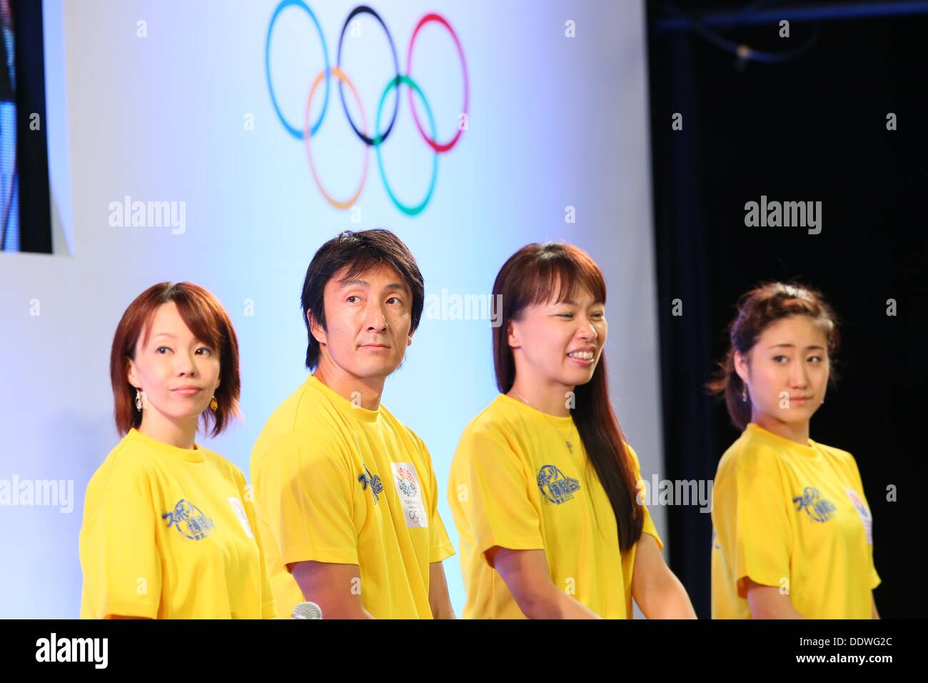 Tokyo, Japan. 7th Sep, 2013. (L-R) Masako Chiba, Nobuharu Asahara ...
