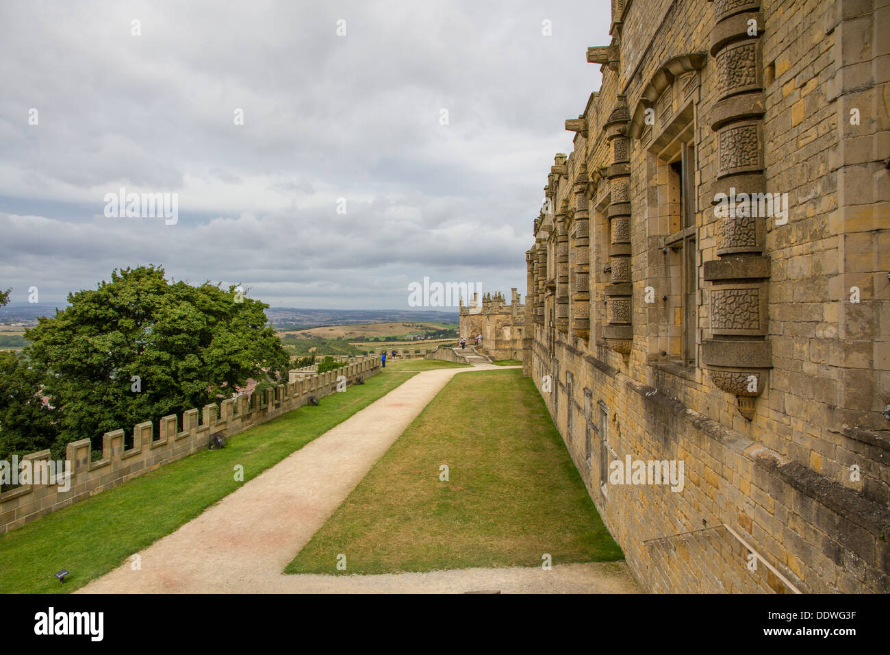 The Terrace Range at Bolsover Castle in Derbyshire, England Stock Photo ...
