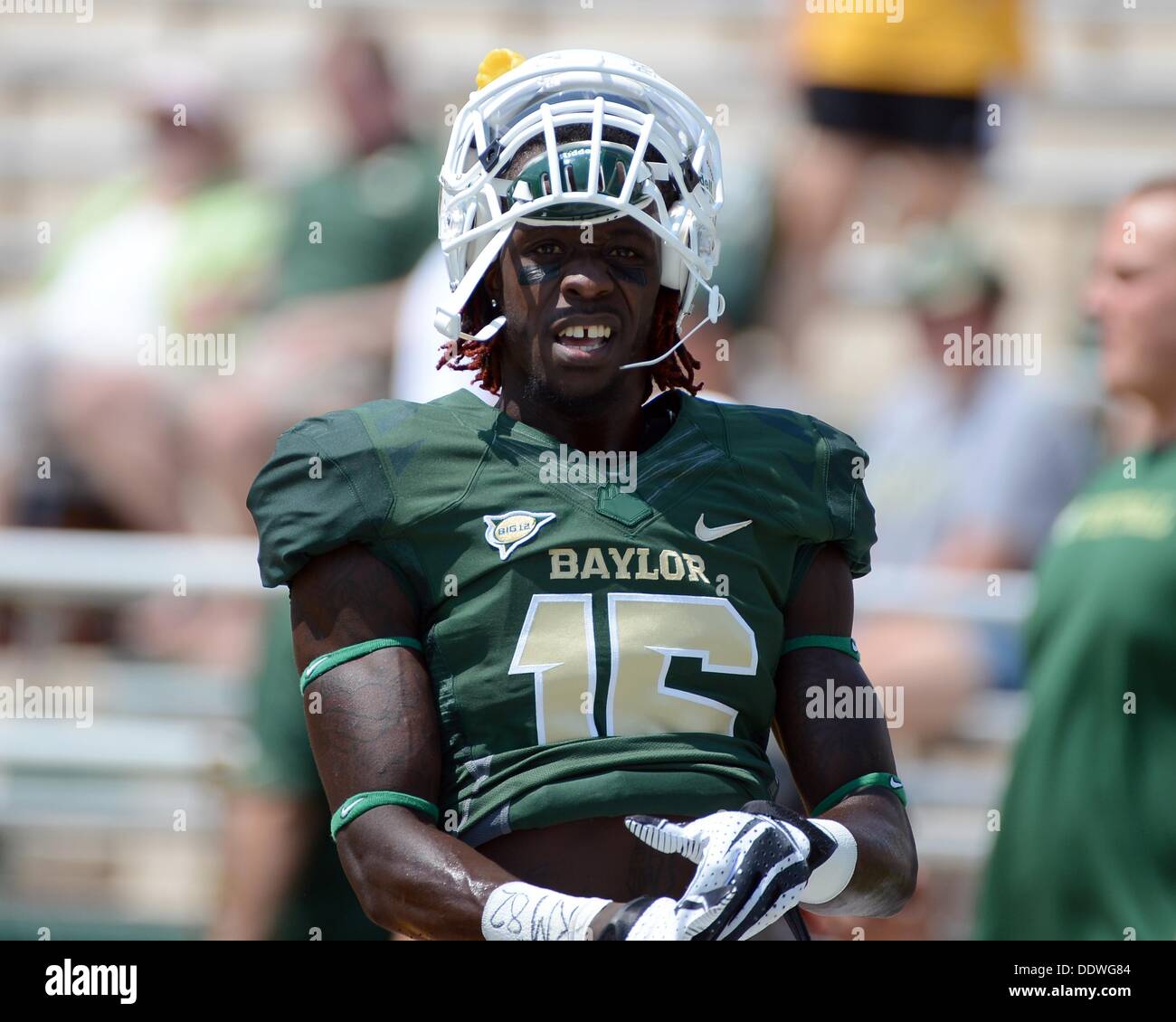Sept 7, 2013. WR Tevin Reese #16 of the Baylor Bears in action vs the ...