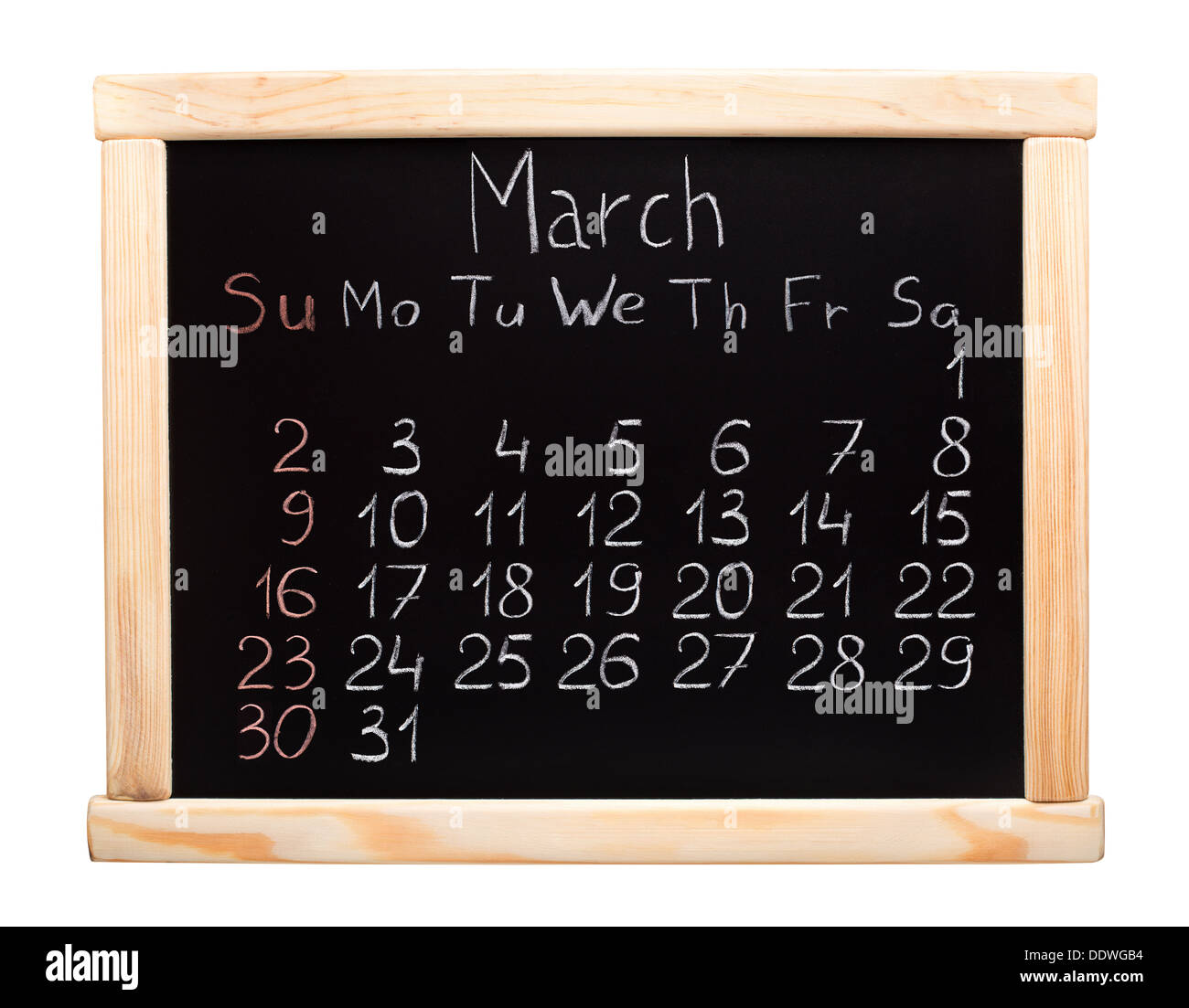The month of march drawing Cut Out Stock Images & Pictures - Alamy