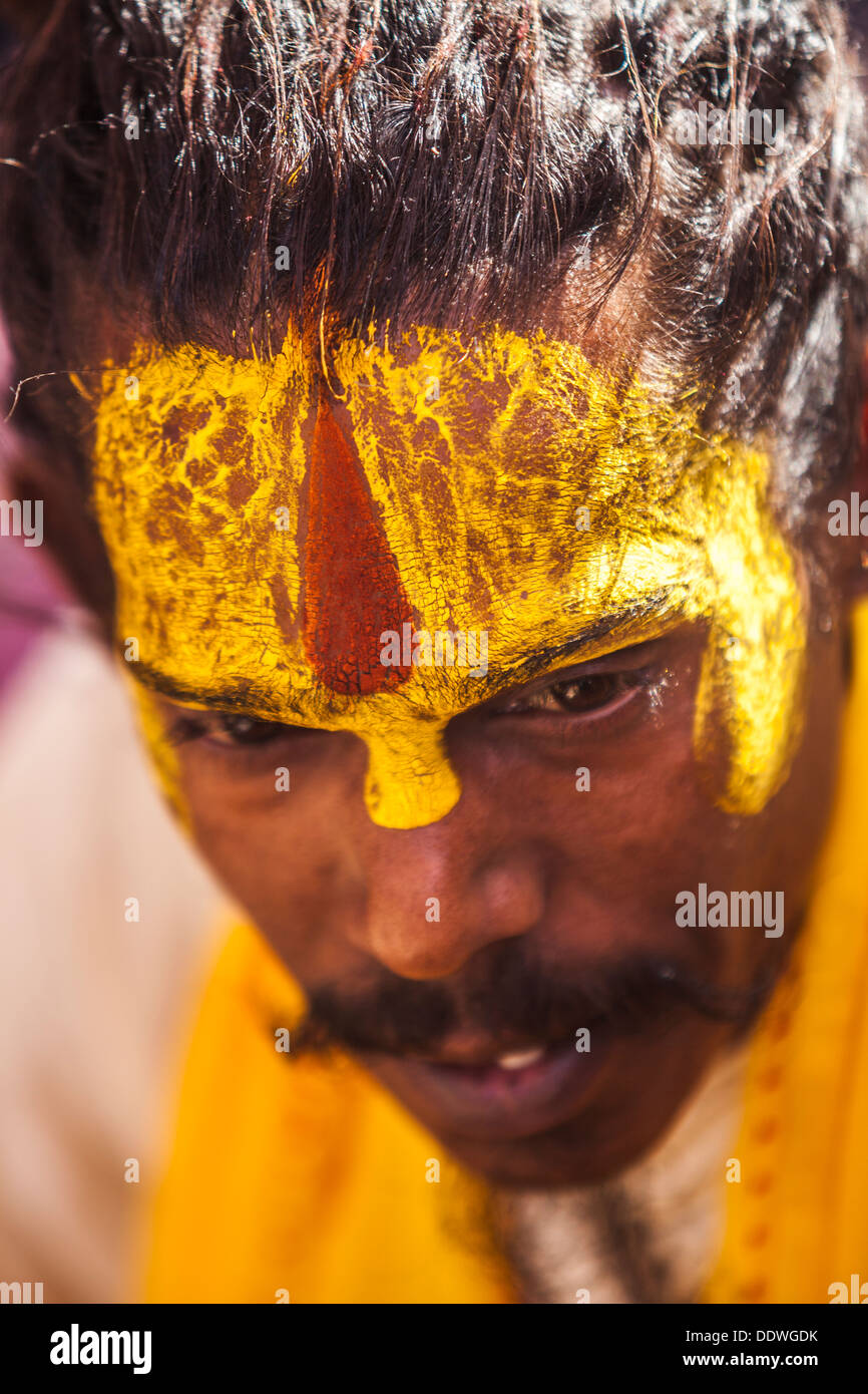 Yellow Tilak High Resolution Stock Photography and Images - Alamy