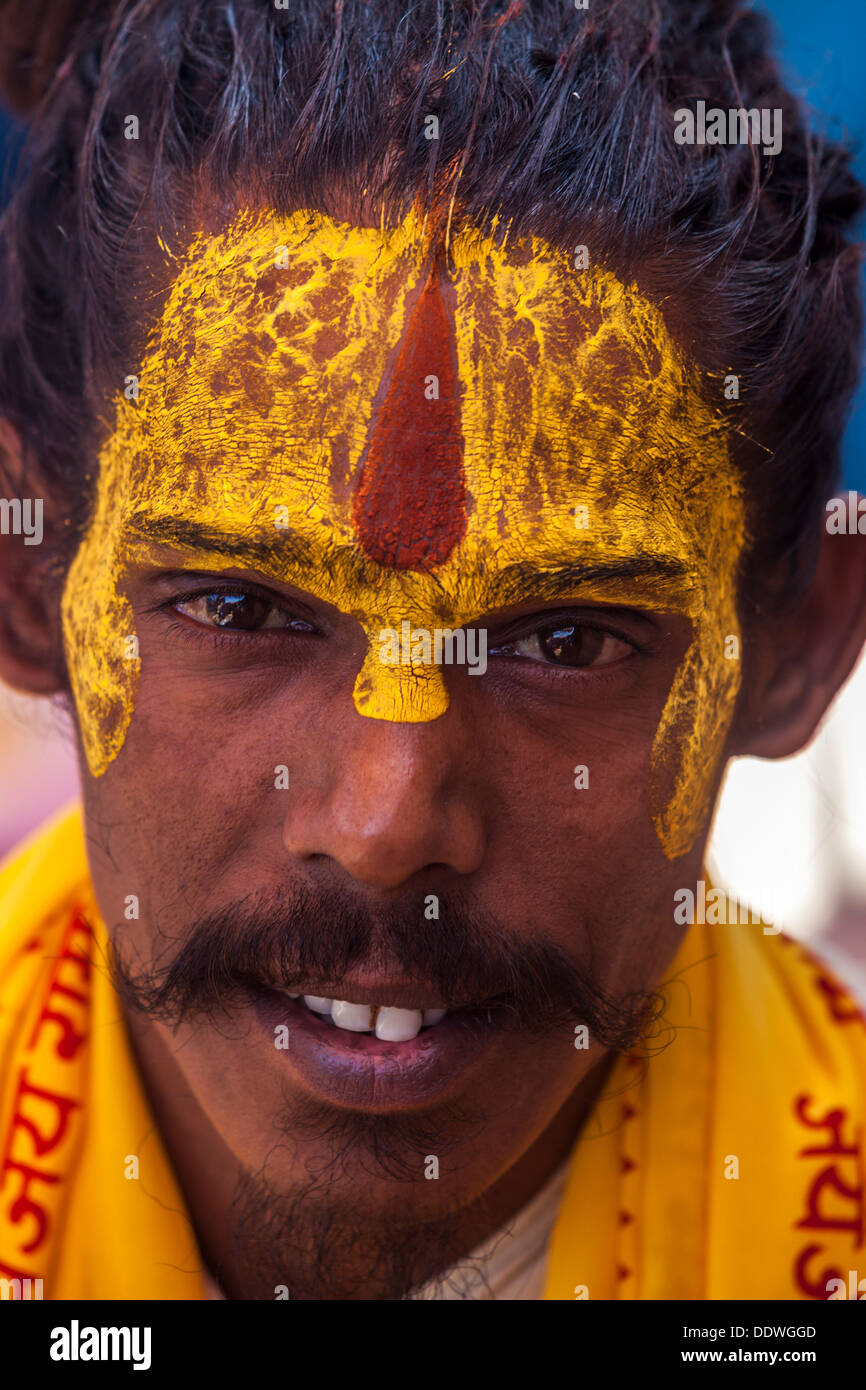 Yellow Tilak High Resolution Stock Photography and Images - Alamy