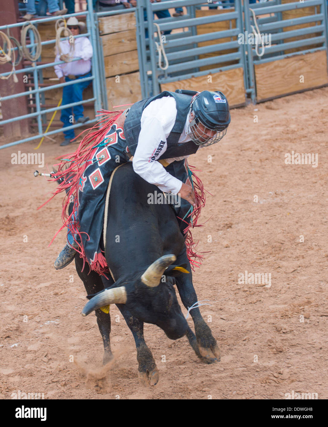 Cowboys Participates in a bull riding Competition at the 92nd annual ...