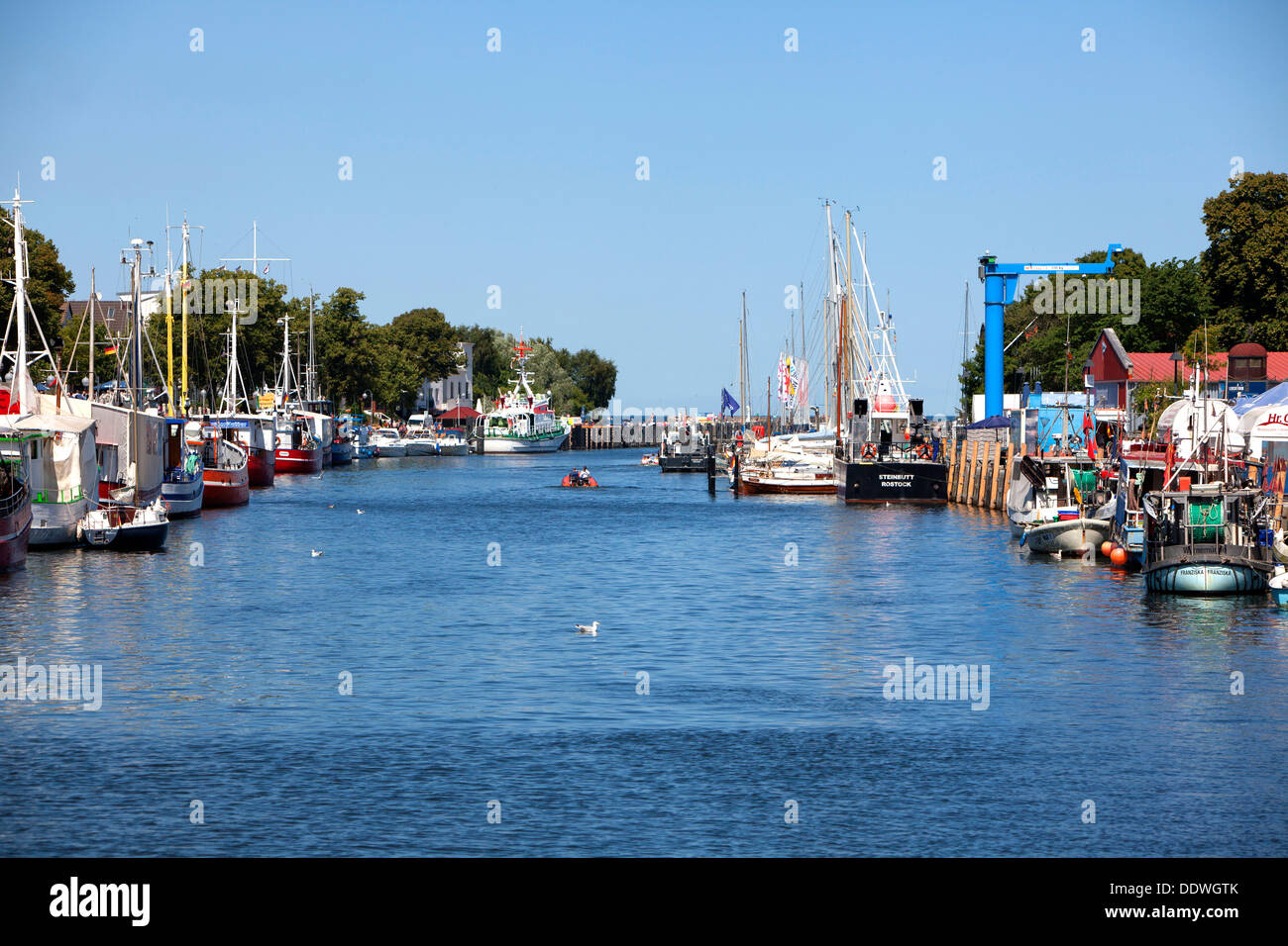 Warnemunde a seaside resort in the district of Rostock situated on the ...