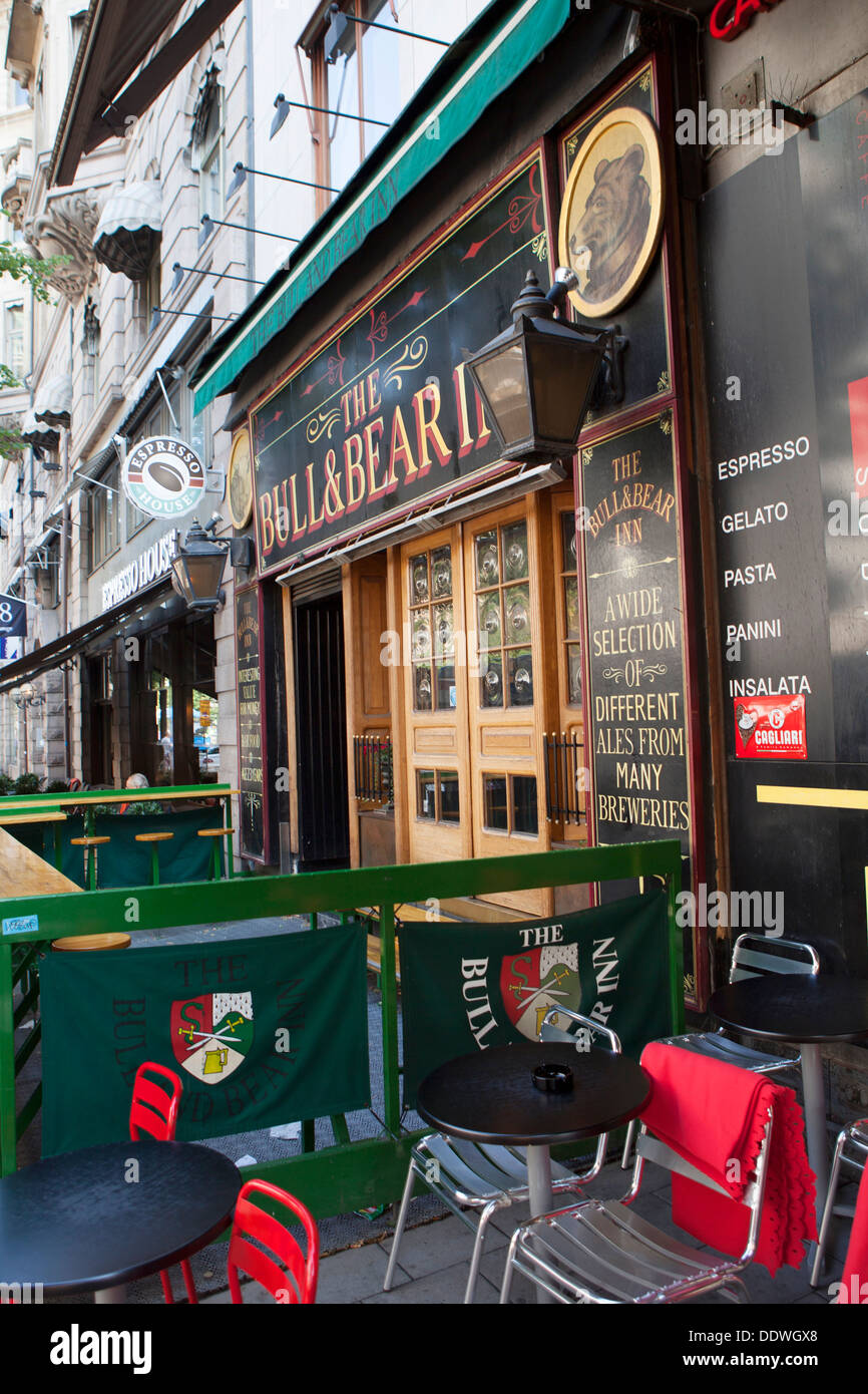 The Bull and Bear Inn at Stockholm, capital of Sweden, Scandinavian ...