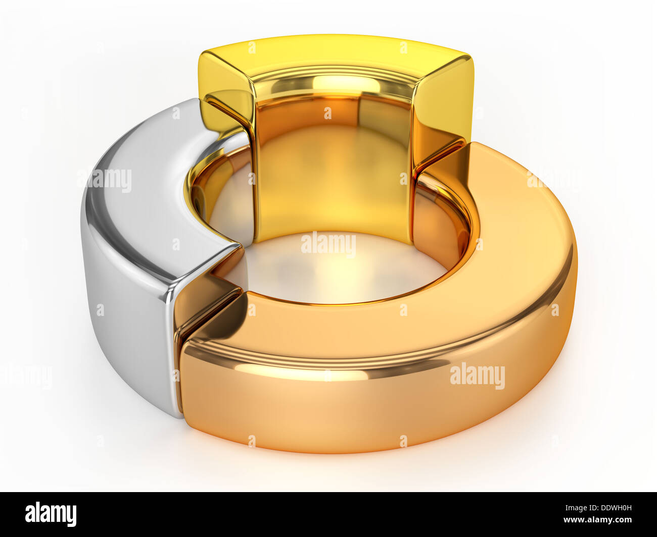 Ring Chart (Gold, Silver, Bronze Stock Photo - Alamy