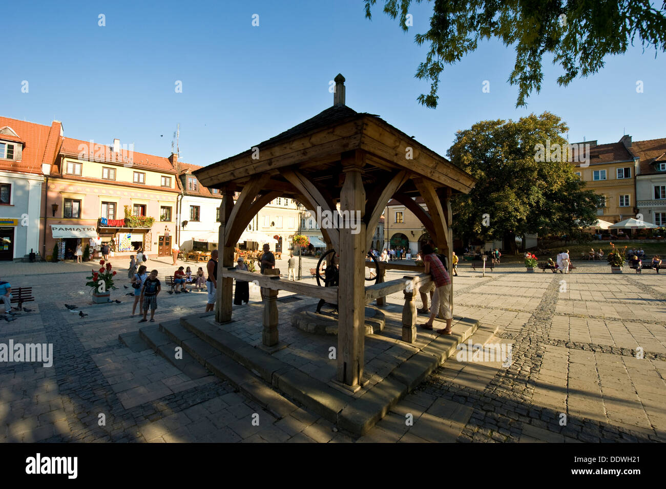 The main square of Sandomierz Stock Photo - Alamy