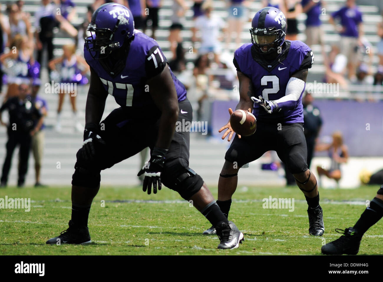 Ft. Worth, TX, USA. 7th Sep, 2013. TCU Horned Frogs quarterback Trevone ...