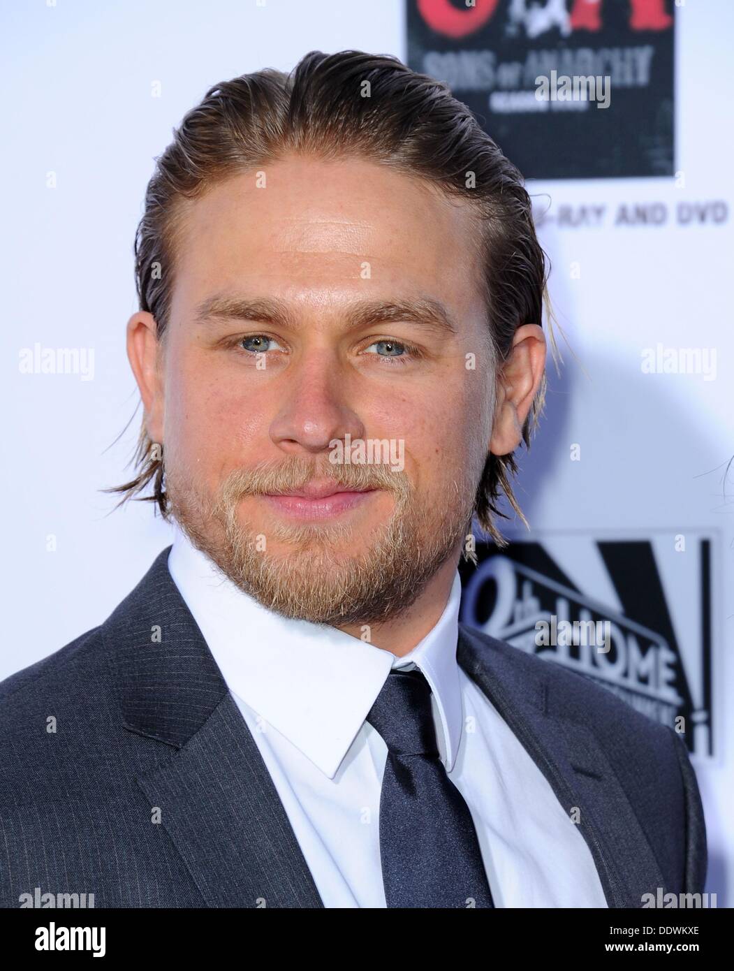 Los Angeles, CA. 7th Sep, 2013. Charlie Hunnam at arrivals for SONS OF ...