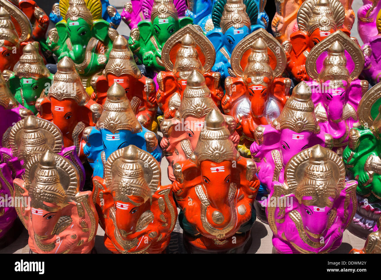 Hindu Elephant God. Lord Ganesha statues Stock Photo - Alamy