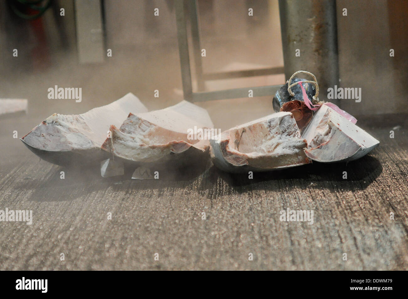 Frozen tuna at a fish market in Osaka, Japan Stock Photo - Alamy