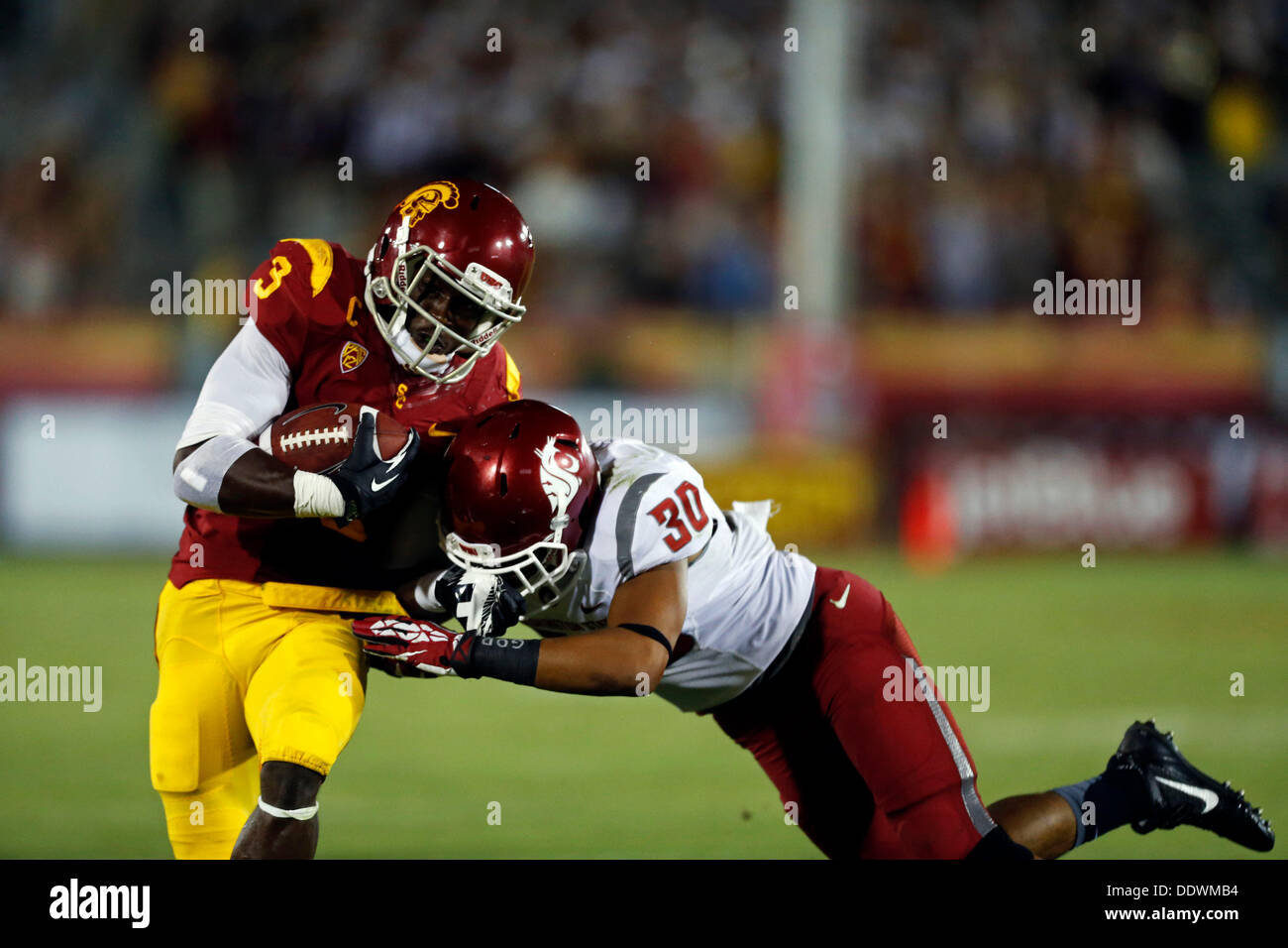 Los Angeles, CA, USA. 7th Sep, 20113. USC Trojans wide receiver Marqise ...