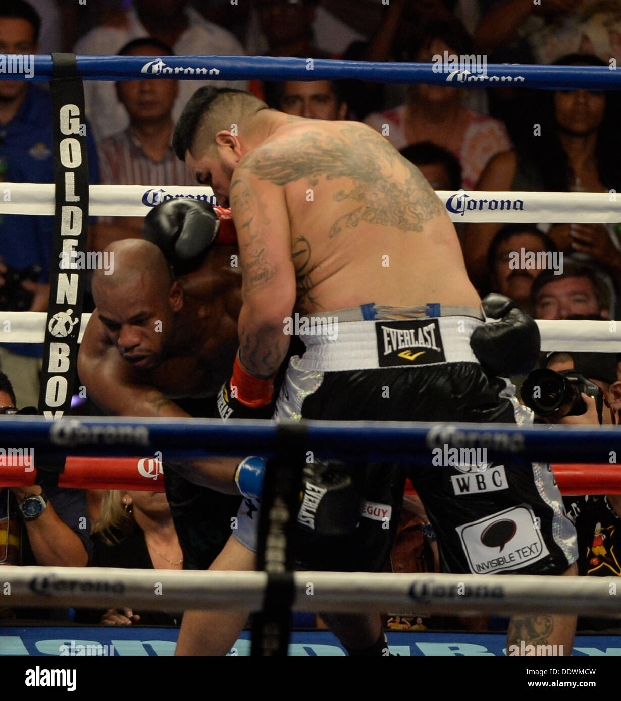 Indio California, USA. 7th Sep, 2013. Heavy weight boxer Chris Arreola ...