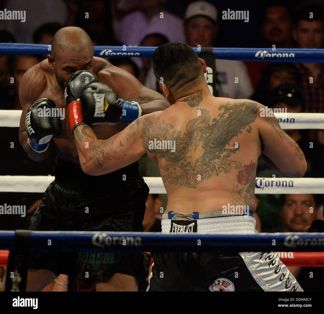 Indio California, USA. 7th Sep, 2013. Heavy weight boxer Chris Arreola ...