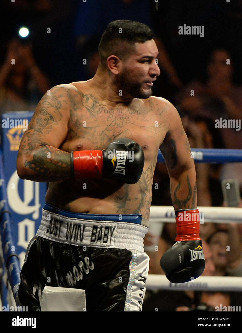 Indio California, USA. 7th Sep, 2013. Heavy weight boxer Chris Arreola ...
