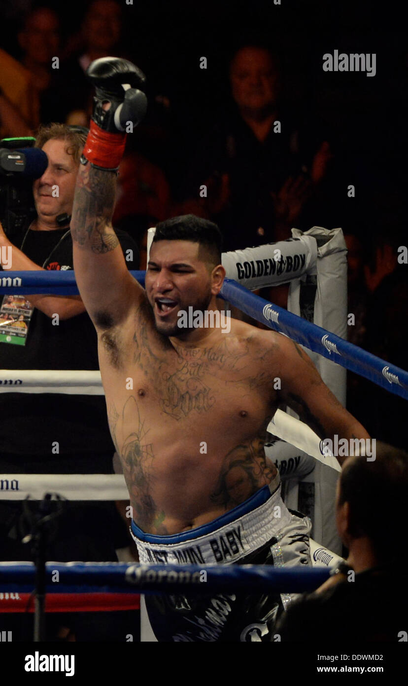 Indio California, USA. 7th Sep, 2013. Heavy weight boxer Chris Arreola ...