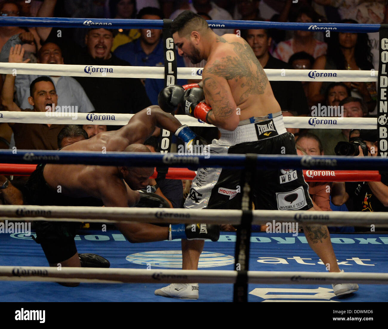 Indio California, USA. 7th Sep, 2013. Heavy weight boxer Chris Arreola ...