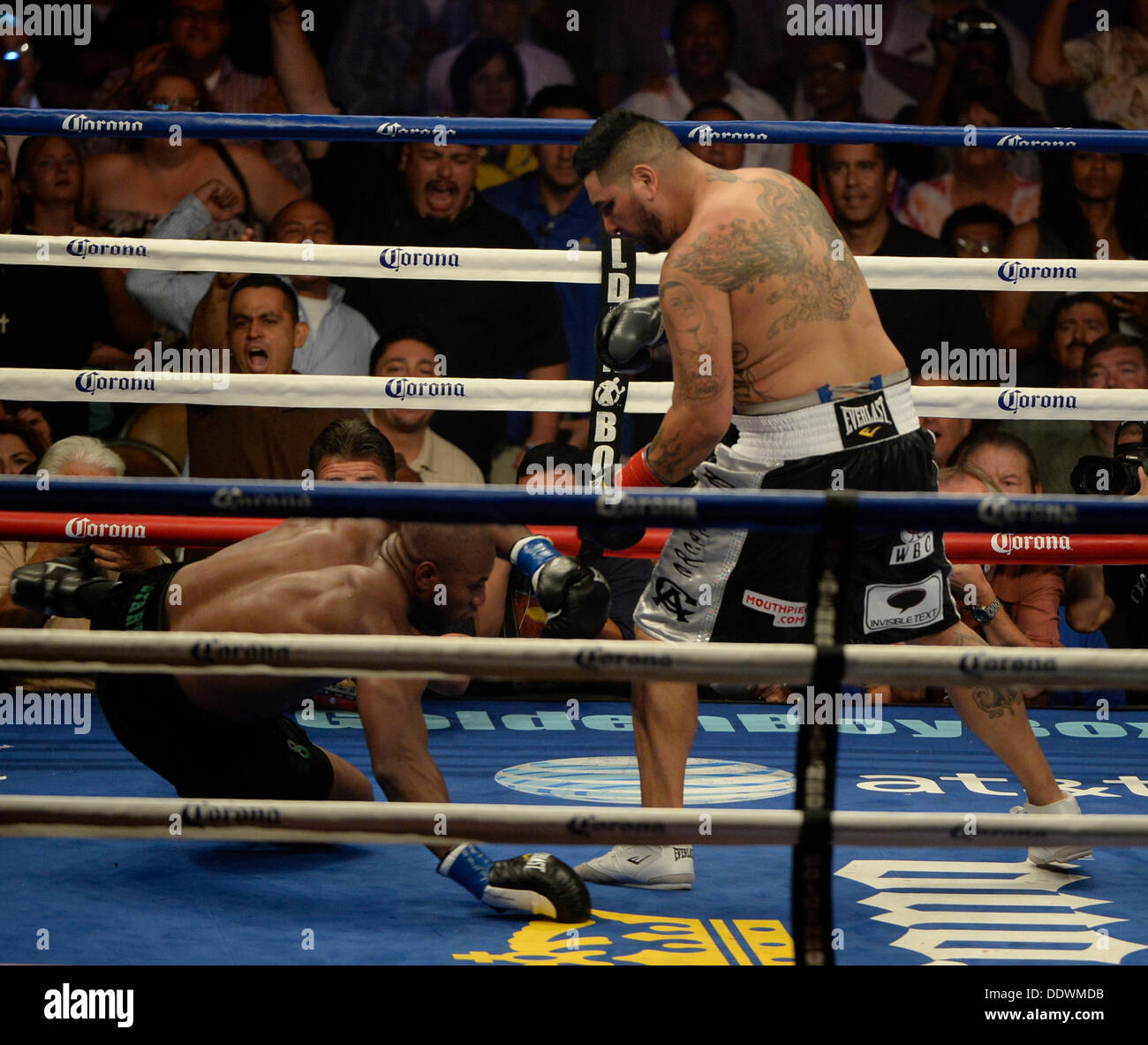 Indio California, USA. 7th Sep, 2013. Heavy weight boxer Chris Arreola ...