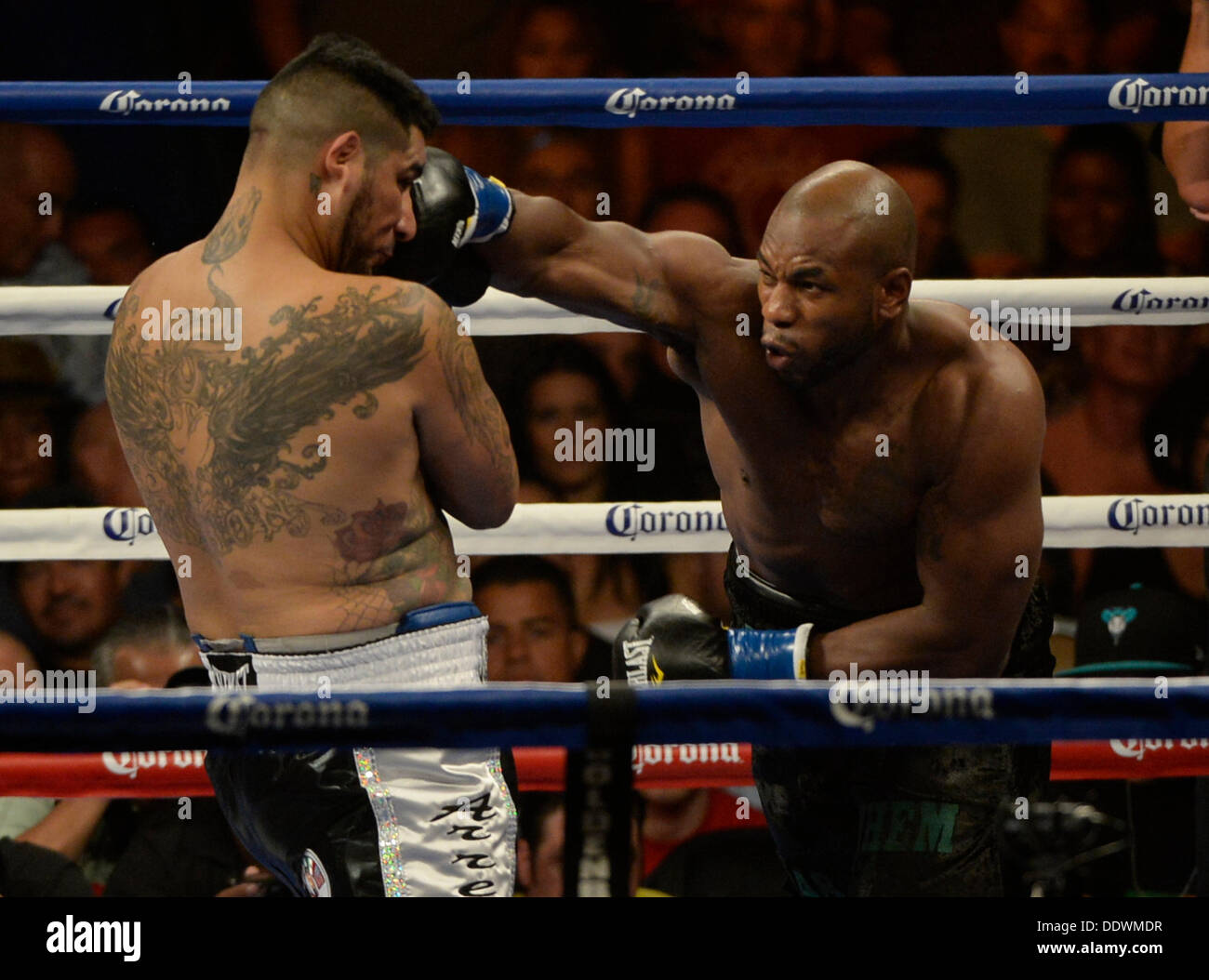 Indio California, USA. 7th Sep, 2013. Heavy weight boxer Chris Arreola ...