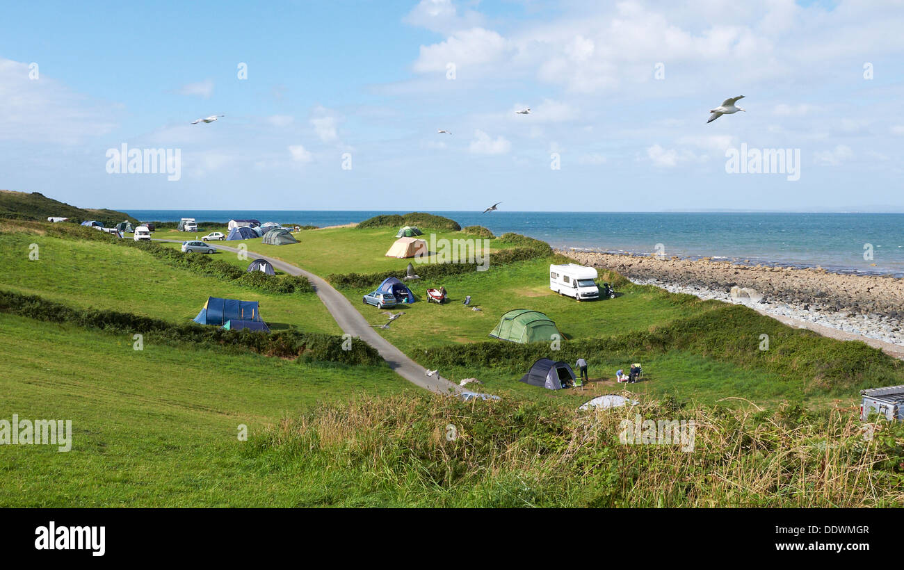 Shell island gwynedd camping hi-res stock photography and images - Alamy