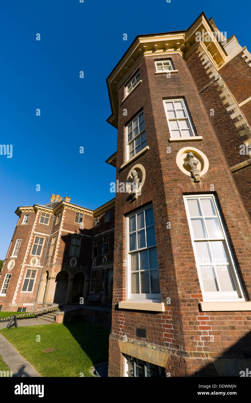 Side view of the front facade of Ham House. Surrey. UK Stock Photo - Alamy