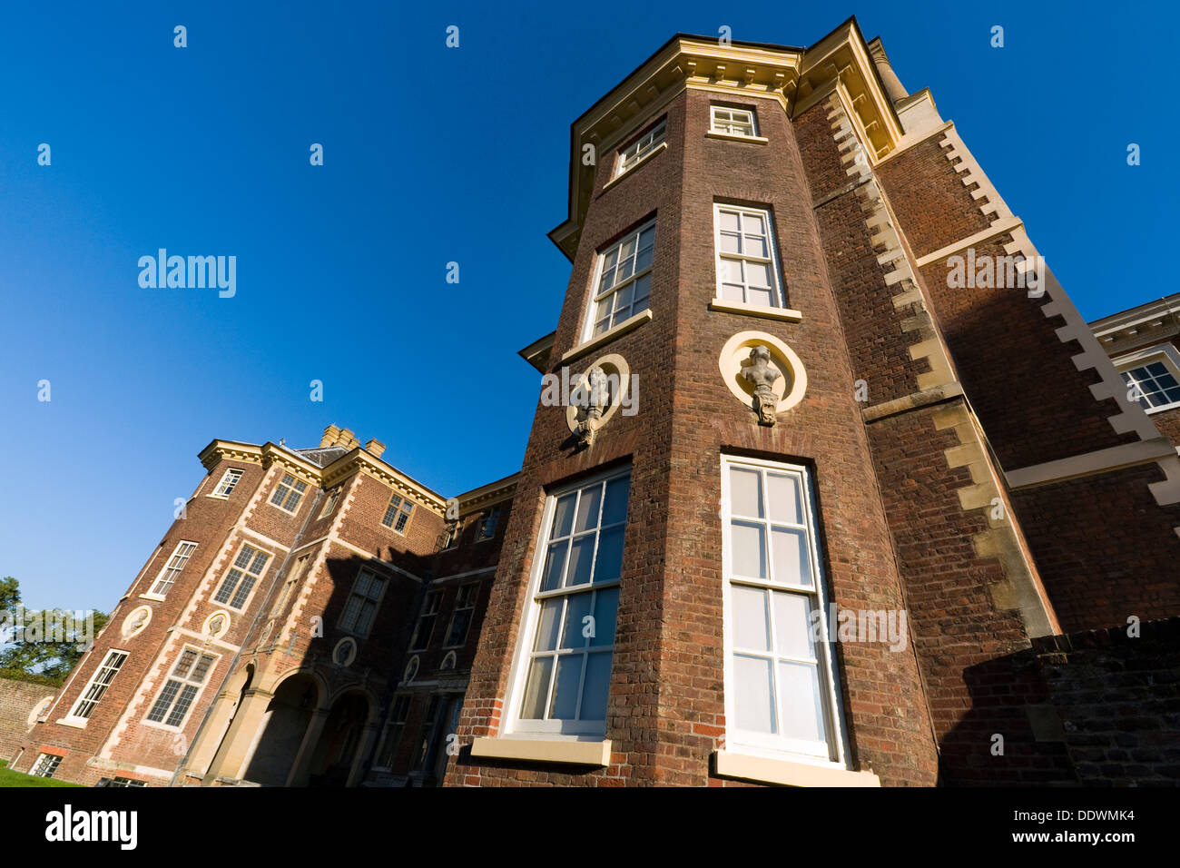 Side view of the front facade of Ham House. Surrey. UK Stock Photo - Alamy