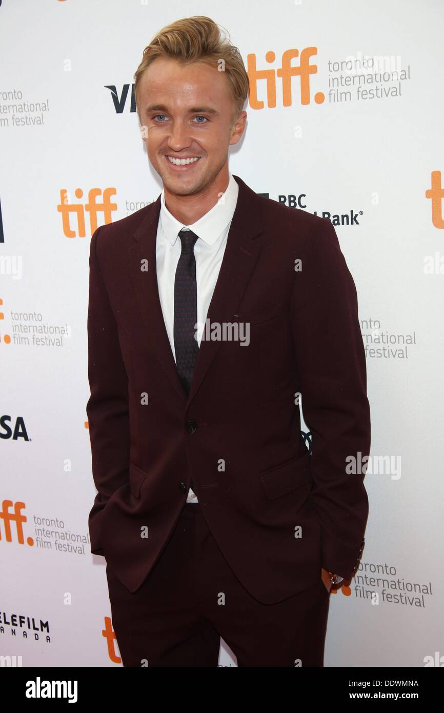 Toronto, Canada. 7th Sep, 2013. Actor Tom Felton attends the premiere ...
