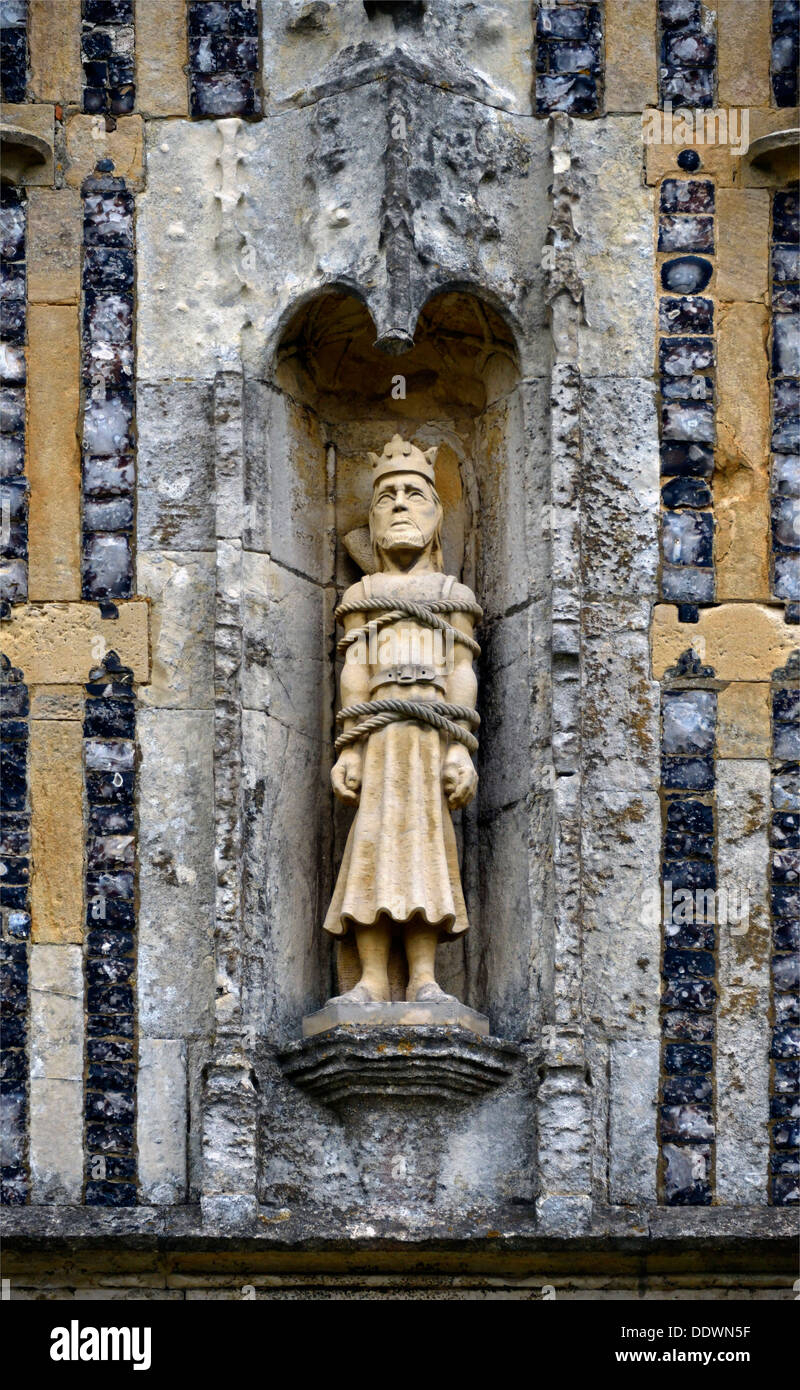 Statue of Saint Edmund. Church of Saint Edmund, King and Martyr ...