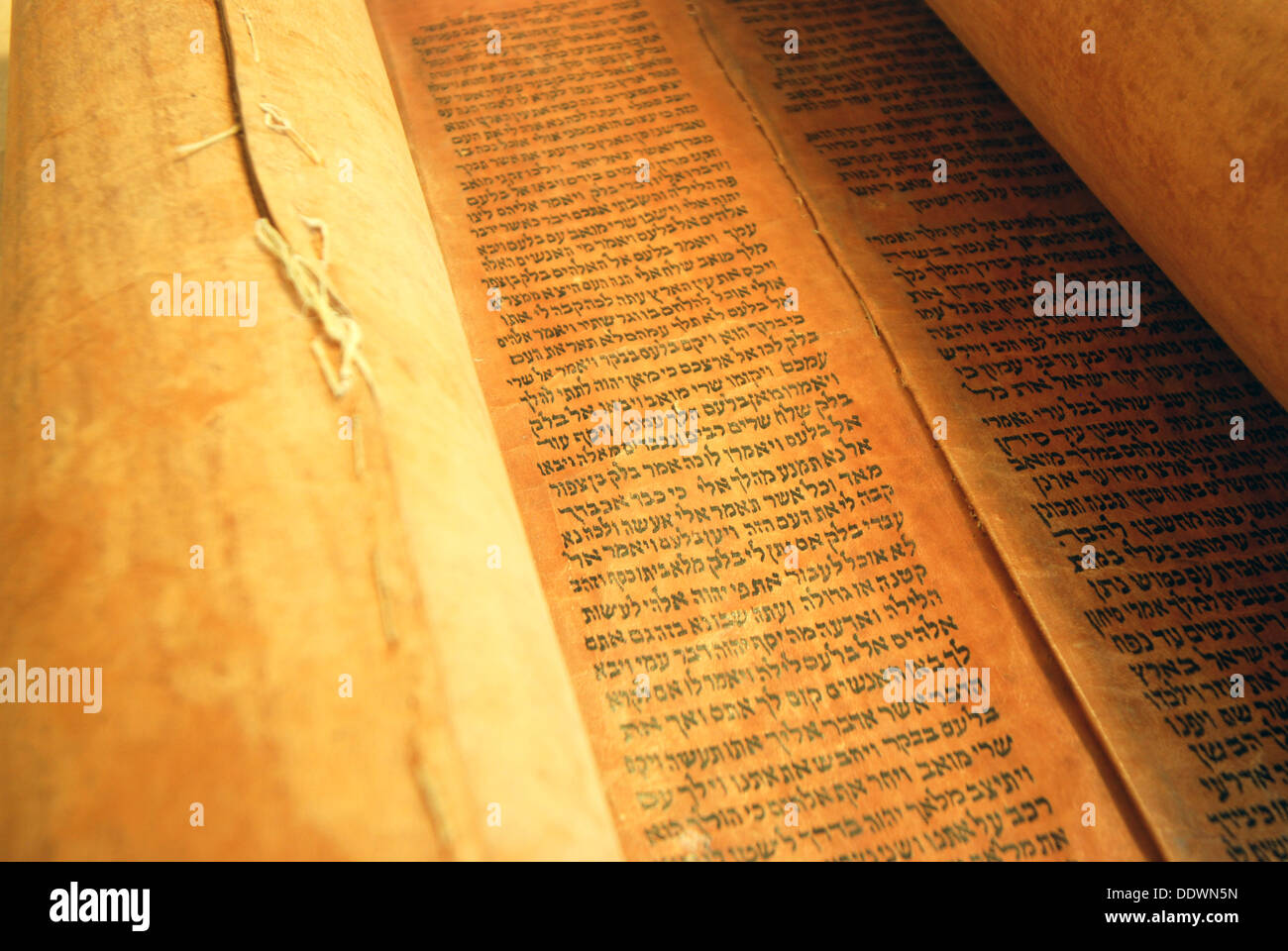 Ancient handwritten Torah scrolls from Yemen Stock Photo - Alamy