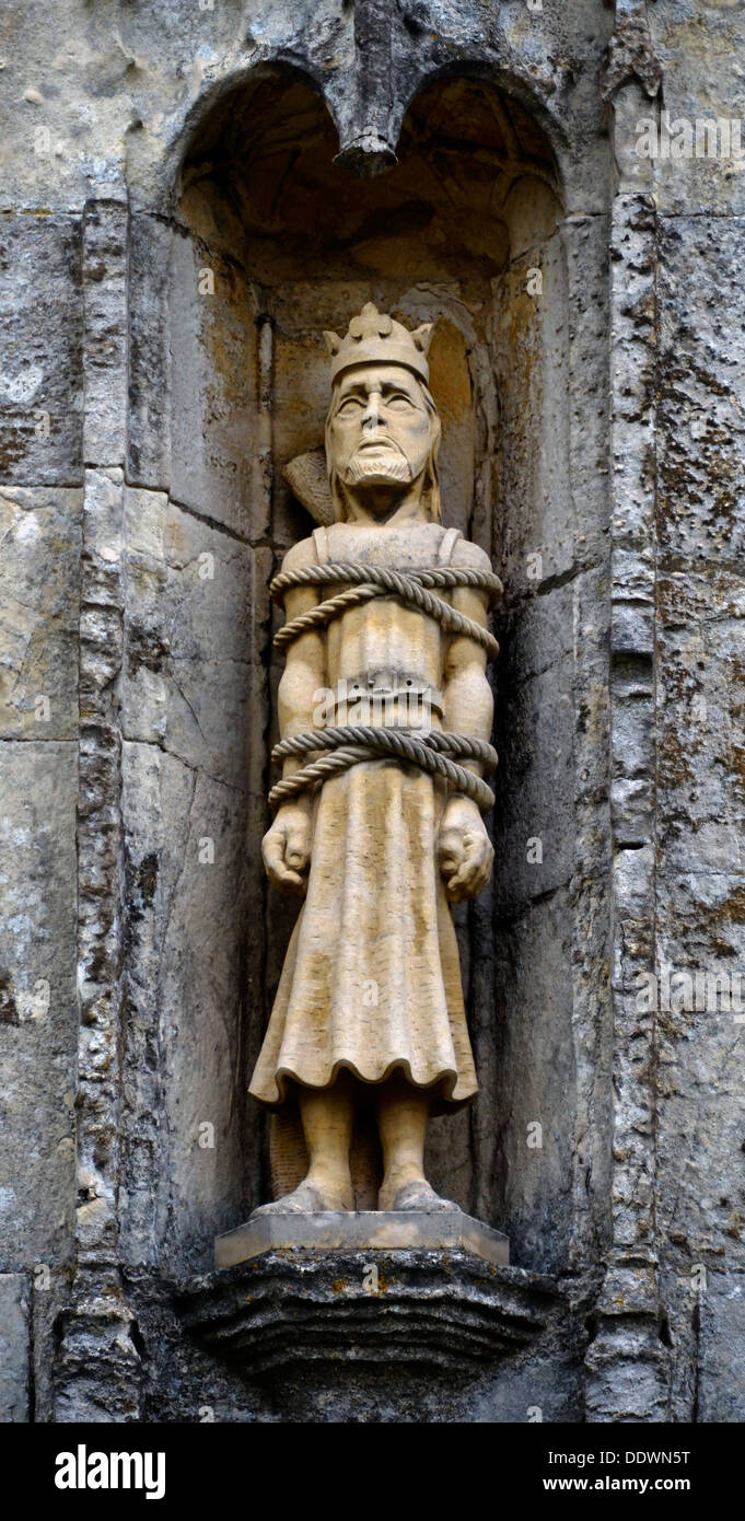 Statue of Saint Edmund. Church of Saint Edmund, King and Martyr ...