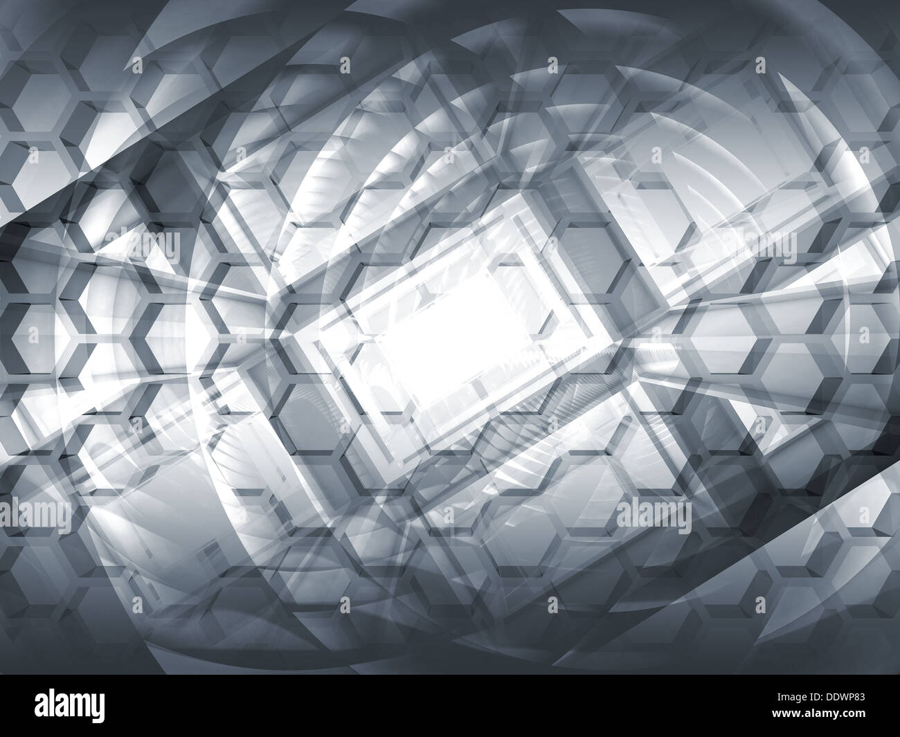 Abstract gray hi-tech concept 3d background illustration Stock Photo ...