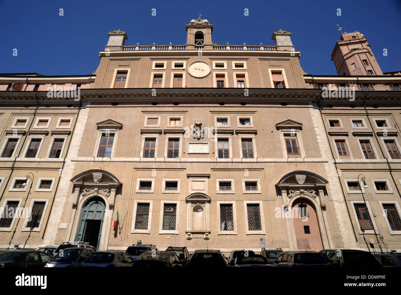 italy, rome, palazzo del collegio romano Stock Photo - Alamy