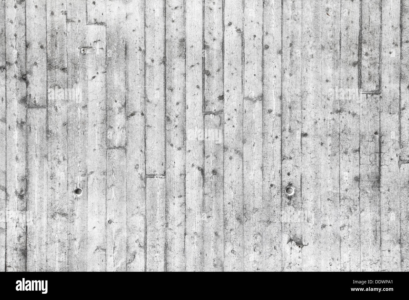 White concrete wall with wooden formwork pattern Stock Photo - Alamy