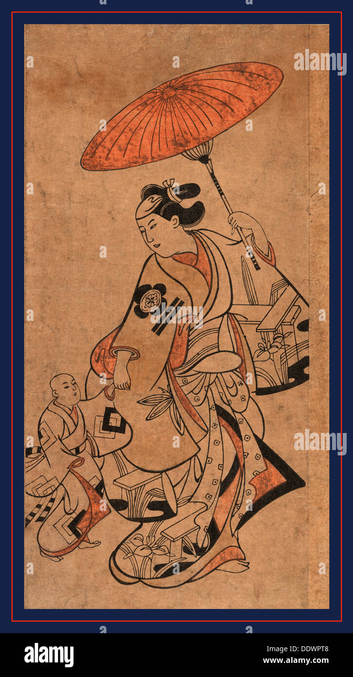 Matsumoto kyozou, Onnagata Matsumoto Hyozo. [ca. 1700, printed between ...