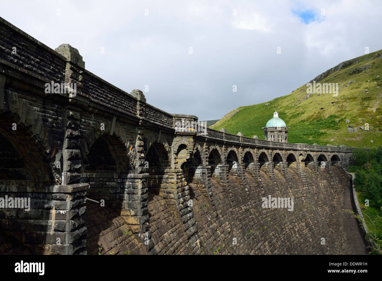 Craig Goch Dam, Elan Valley, Powys, Wales, United Kingdom Stock Photo ...