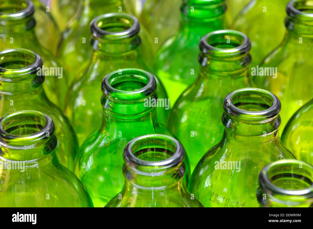 Empty beer bottles Stock Photo - Alamy
