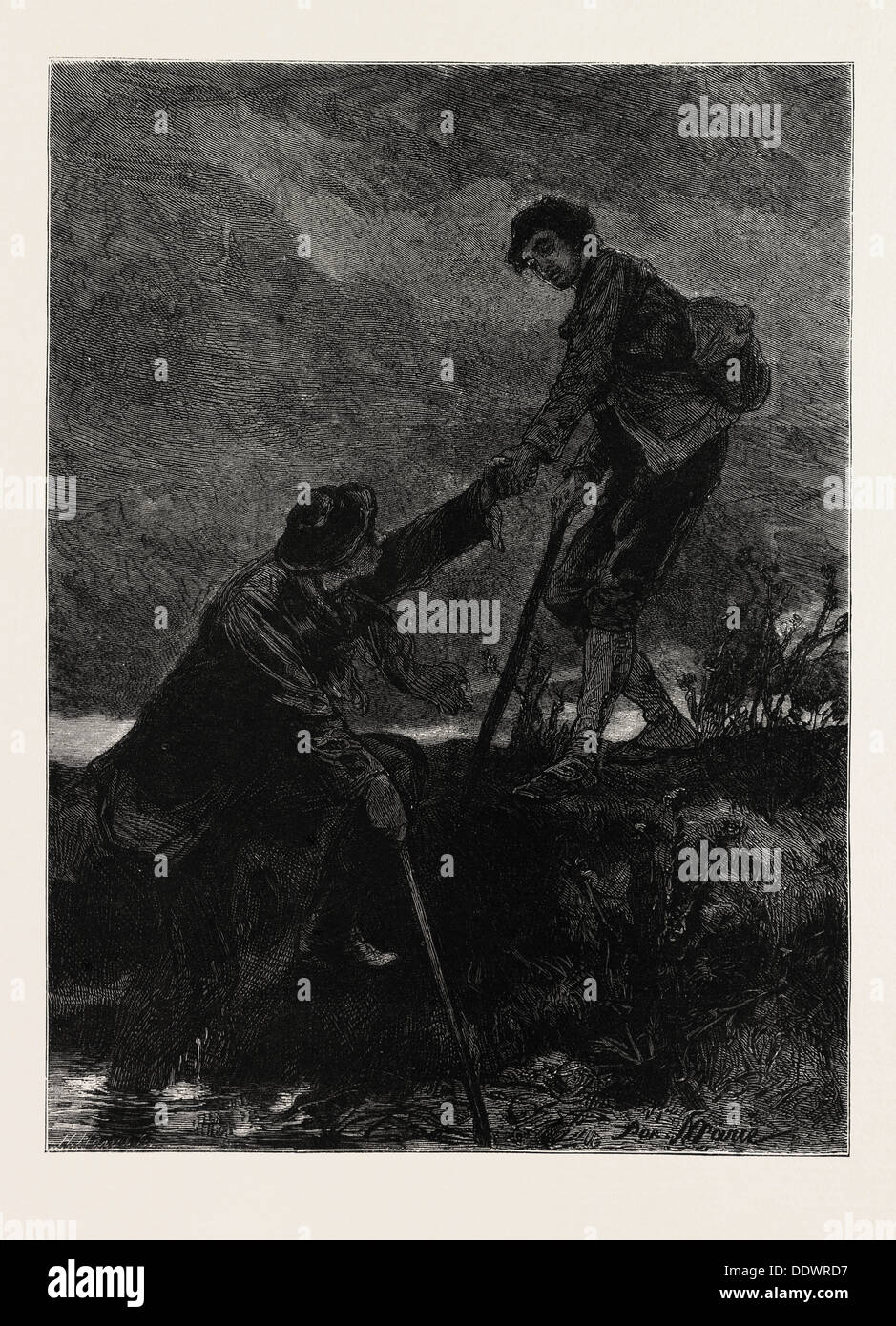 THE EXILED, HISTORY OF A CRIME, VICTOR HUGO Stock Photo - Alamy