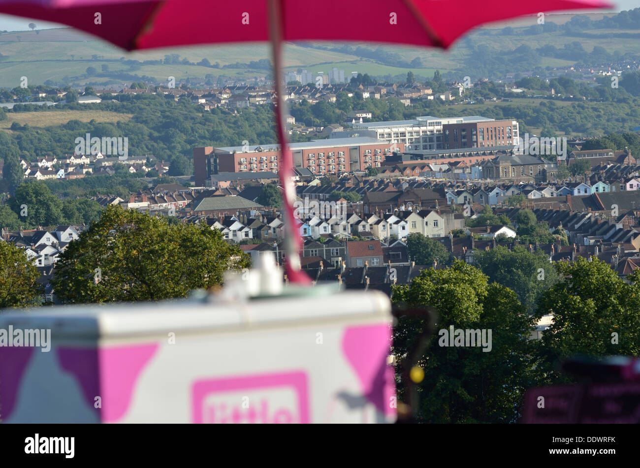 Aerial view Bristol England UK Stock Photo - Alamy